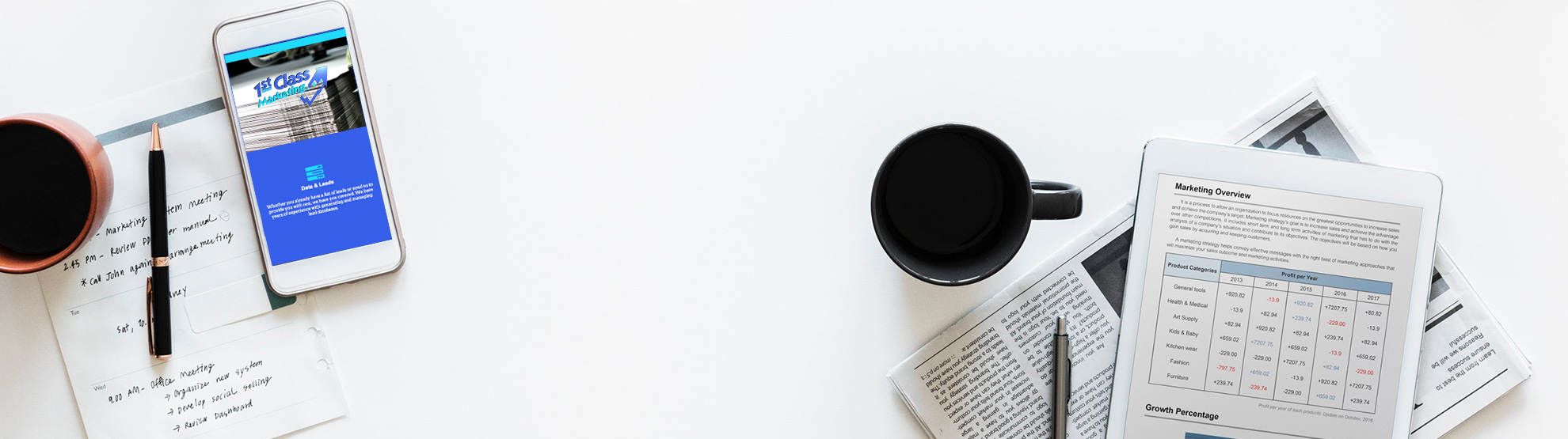 Homepage - First Class Marketing